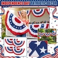 71 in. 4 Pcs US 250 Pleated Fan Flags — 4th of July Decorations — Porch ...