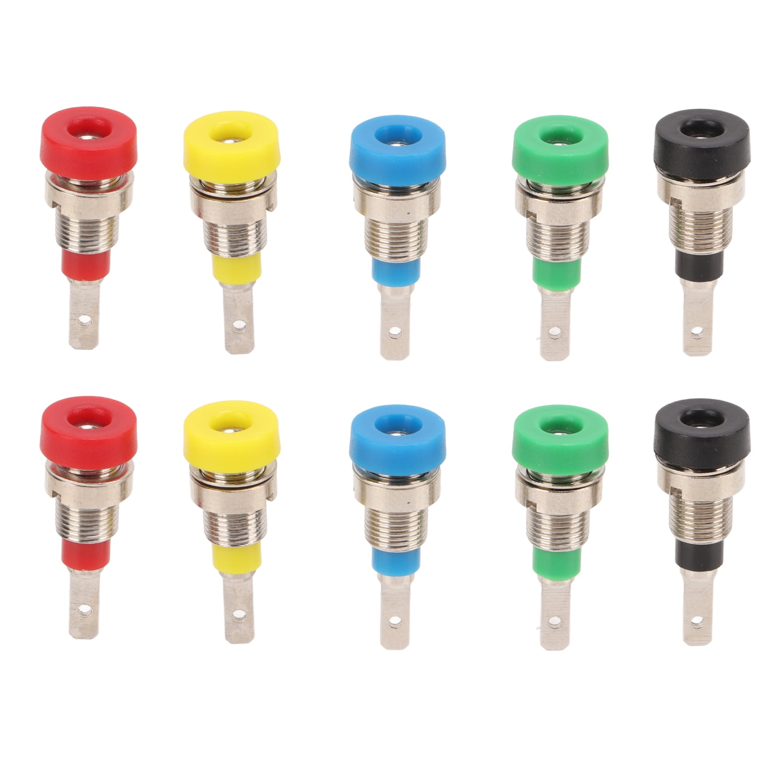 Binding Banana Socket 2mm Brass Safe 5 Colors Panel Mount Binding Post ...