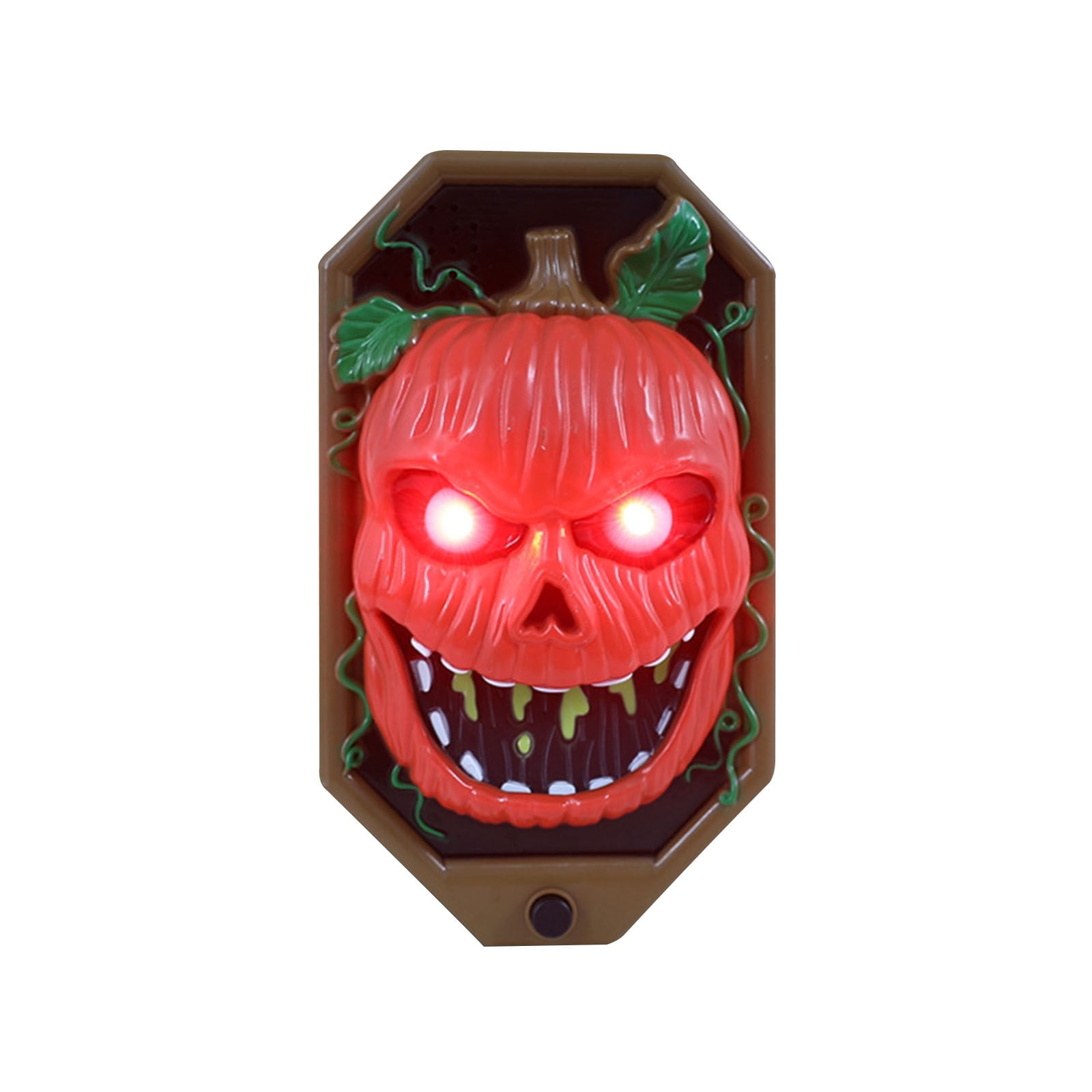 Halloween haunted house door decoration, scary skeleton witch, pumpkin ...