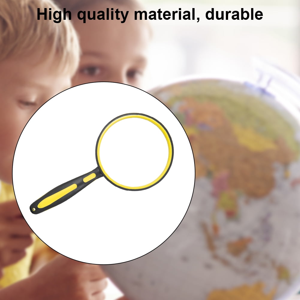 Lupa Lupa 6X/5X/4X Lupa Lupa de mano portátil para lectura (Amarillo 60 ...