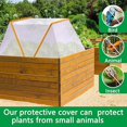 HONCLL Ventilated Plant Guard Covers Animal Barrier Expandable Cage ...