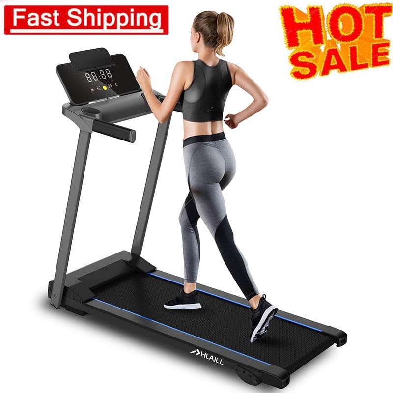 YY Style 2.5 HP Treadmill, Electric Motorized Running Machine with 12 ...