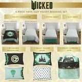 Wicked Velvet Twin Bed in a Bag, Comforter Sheet Set Sham and Tote ...