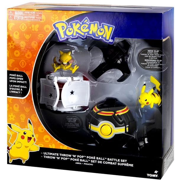 Pokemon Throw 'N' Pop Ultimate Pokeball Battle Set - Pokemon Toy ...