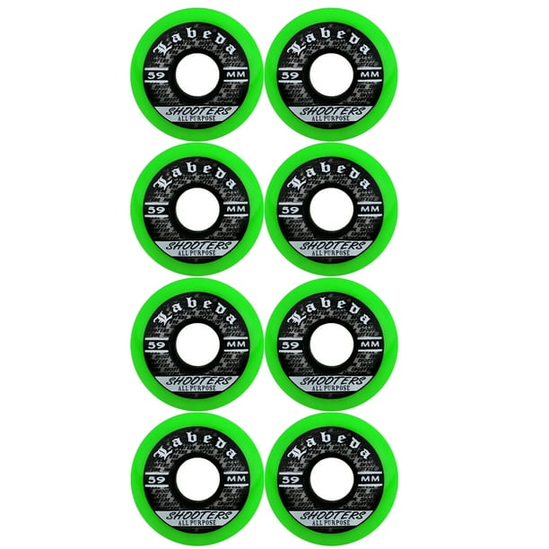 LABEDA WHEELS Inline Roller Hockey SHOOTER ALL PURPOSE GREEN 59mm 83A ...