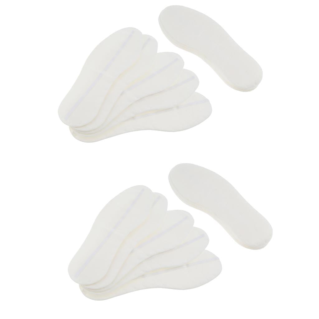 10 Pair Disposable , Natural Cotton Cloth Foot s, Women' Length Shoe ...