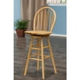 Winsome Wood Wagner Arrow-back Swivel Seat Bar Stool, Natural Finish ...