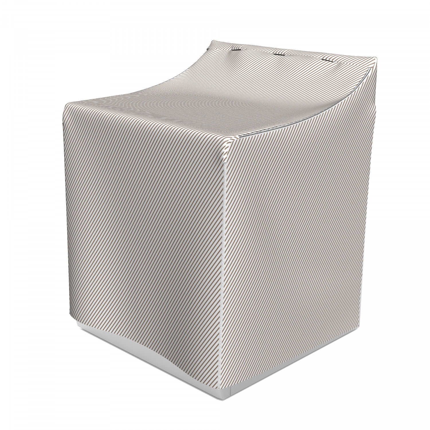 Retro Washer Cover, Diagonally Narrow Stripes Geometrical Classical ...