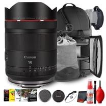 Canon RF 14mm f/1.4L VCM Ultra Wide Prime Lens Bundle Lens Case Kit ...