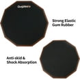 QuigBeats Drum Pad & Drum Sticks, Silent Drum Practice Pad with 5A ...