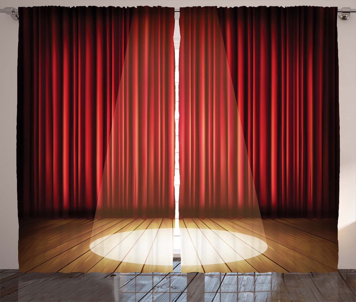 Spotlight Stage Drapes Digital Art Theatre Decoration Modern Curtain 2 ...
