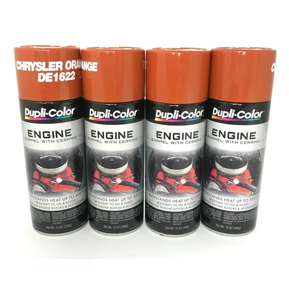 Chevy Orange Engine Paint