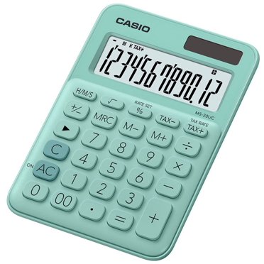 Casio Solar Wallet Calculator with 8-digit Display (Blue) - Walmart.com