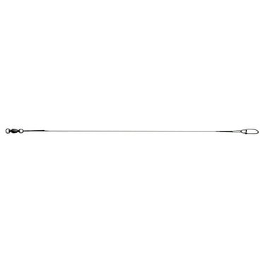 Mustad 45-Pound Wire Leader, Black, 6", 10 Pack - Walmart.com