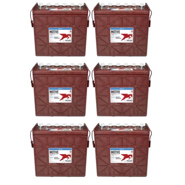 Trojan T-875 8V 170Ah Flooded Lead Acid GC2 Deep Cycle Battery x2 ...