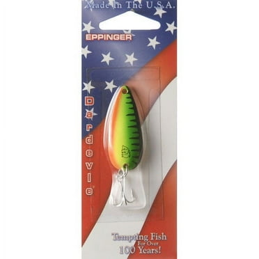 Eppinger Dardevle Weedless Spoon, Red & White Nickel Back, 1oz, Fishing ...