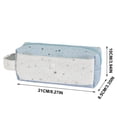 AuroraX Large Capacity Pencil Case Multi Layer Pen Bag Zip Closure ...