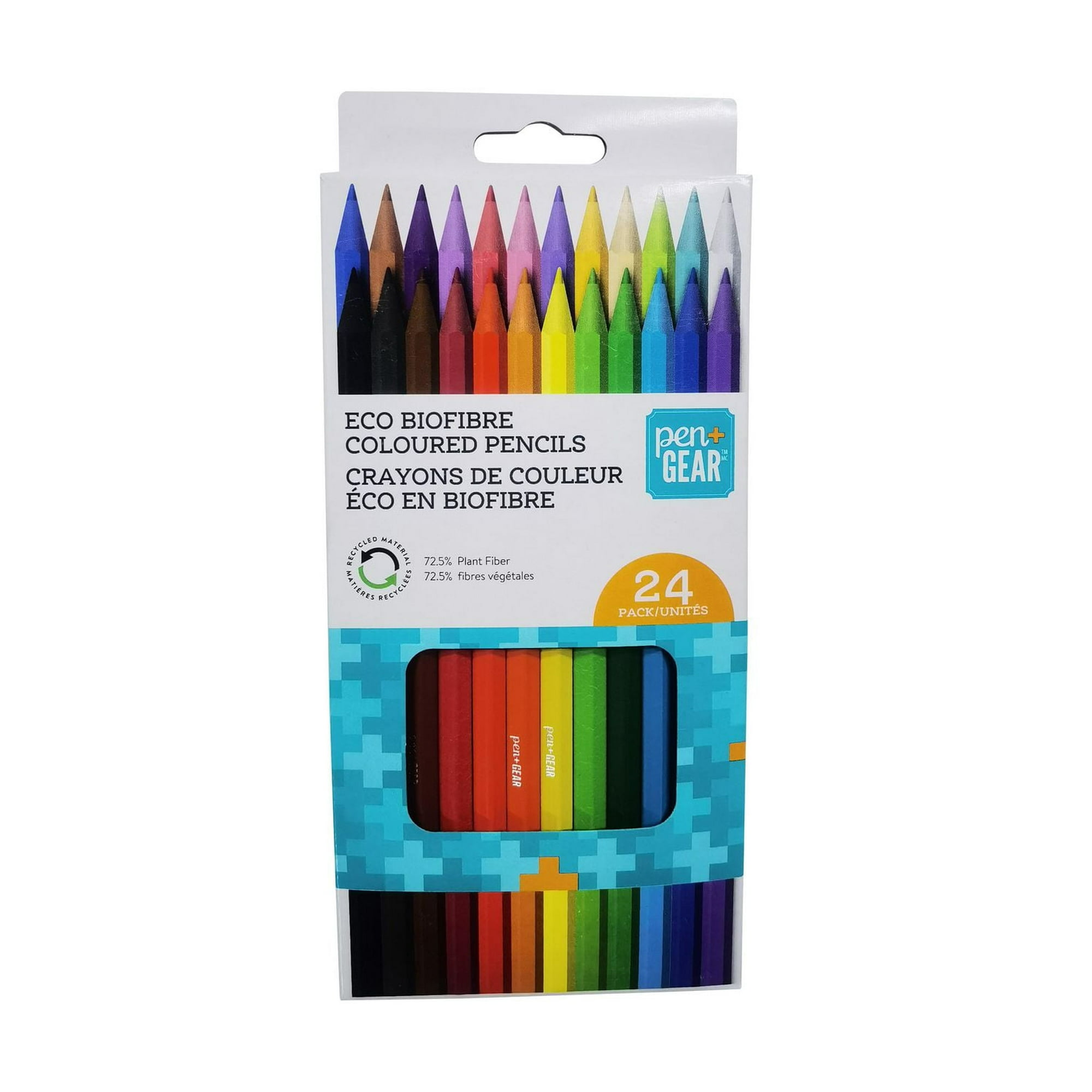 Click here for Pen+Gear 24ct Eco Biofibre Coloured Pencils In Pap... prices