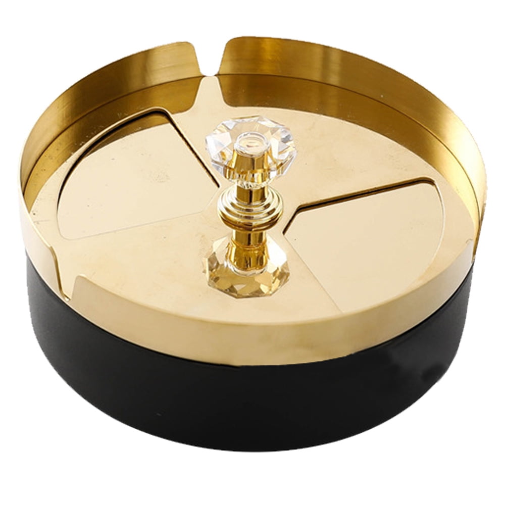 Small Ashtray, Cigarette Ashtray with Spinning Tray, Smoking Ashtray ...