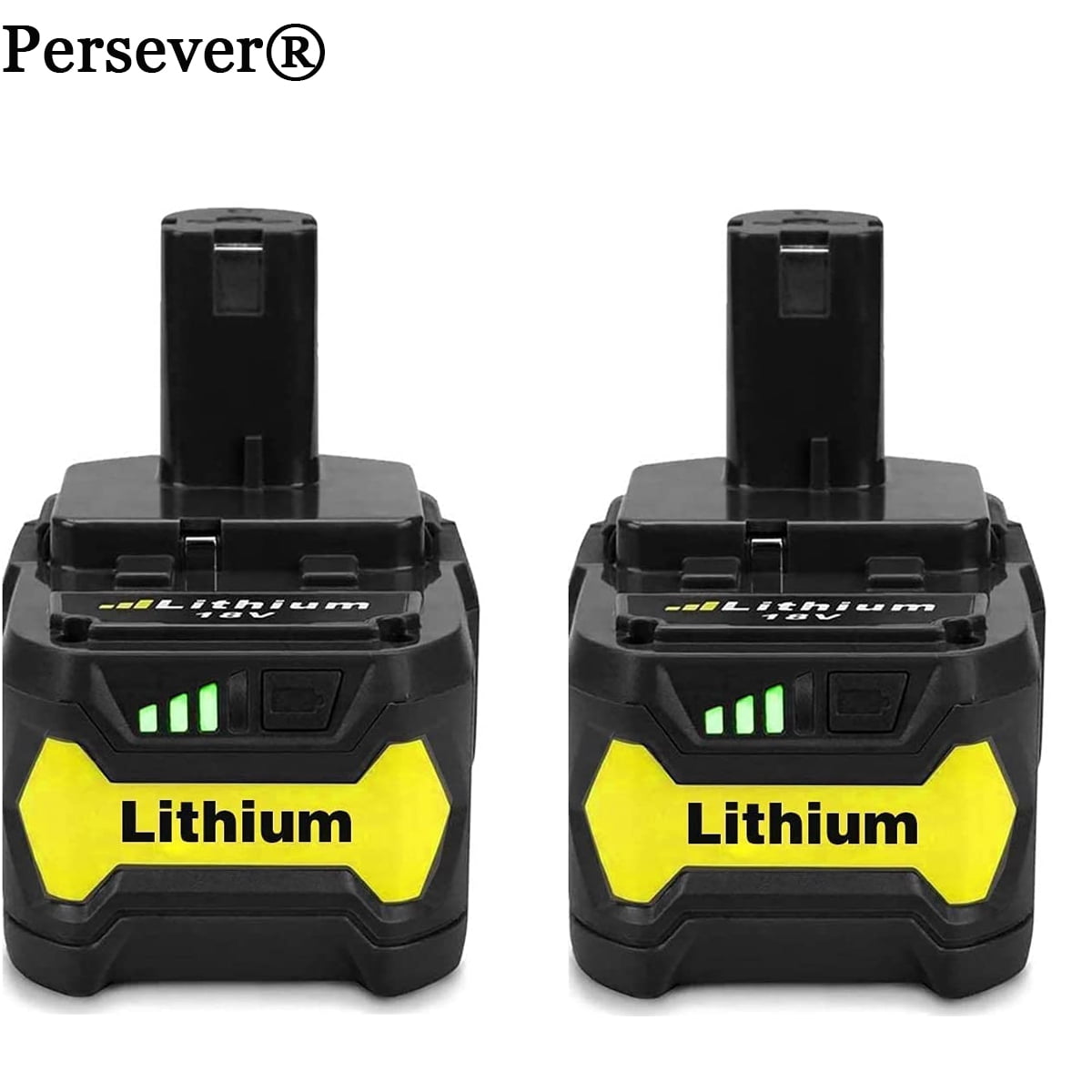 2Pack For P108 Ryobi 18Volt 18V One Plus Lithium-Ion High Capacity ...