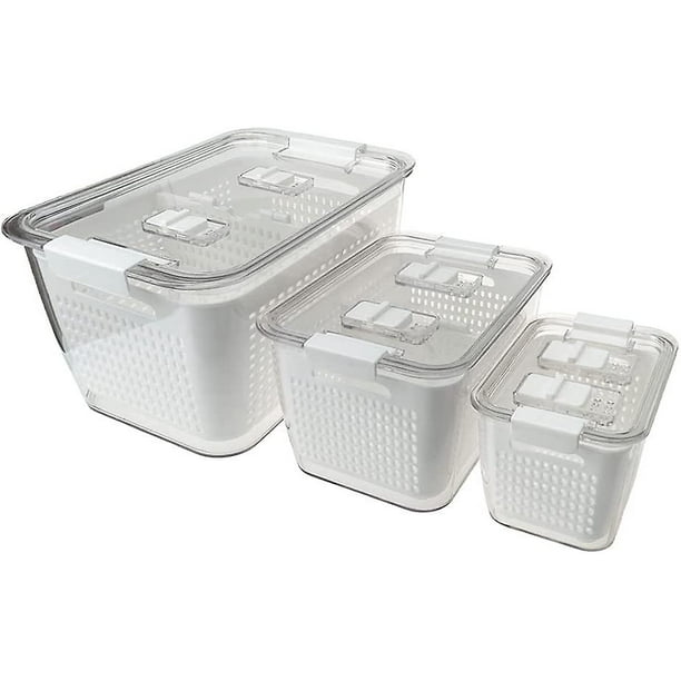 Fresh Produce Vegetable Fruit Storage Containers - Stay Fresh ...