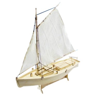 Kokiya 1/70 Sailing Boat Model Kits Halcon180 Table Decor Ornaments 3D ...