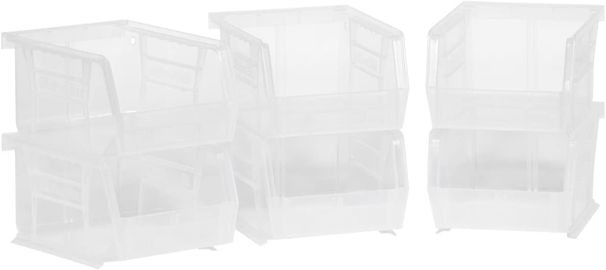 Akro-Mils Stackable Storage Bins, AkroBins Stacking Organizer, 5"x4"x3 ...