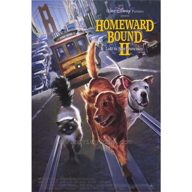 Posterazzi MOVCH5357 Homeward Bound 2-Lost in San Francisco Movie ...