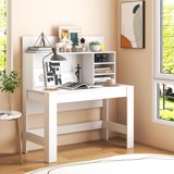 Free Shipping! Gymax Executive Solid Wood Computer Desk with Hutch ...
