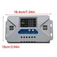 10/20/30/40/50/60A Solar Controller 4 USB Port Solar Panel Controller ...