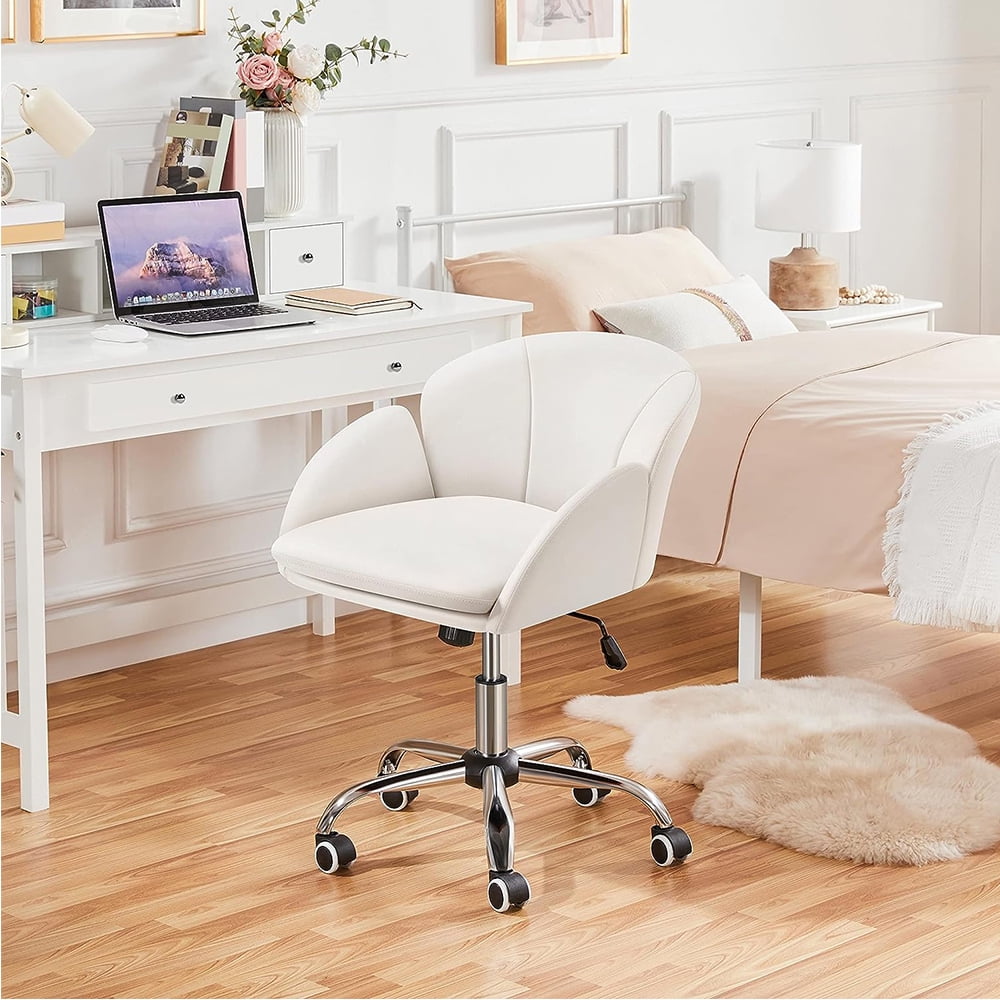 Modern Velvet Desk Chair Height-Adjustable Vanity Chair Computer Chair ...