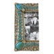 Rustic Western Turquoise Teardrop Gems Scrollwork Patterns 6X4 Picture ...