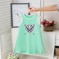 Babcutegg Summer Sleeveless Printed Dress With Round Neck And ...