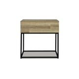 Signature Design by Ashley Contemporary Gerdanet End Table, Natural ...
