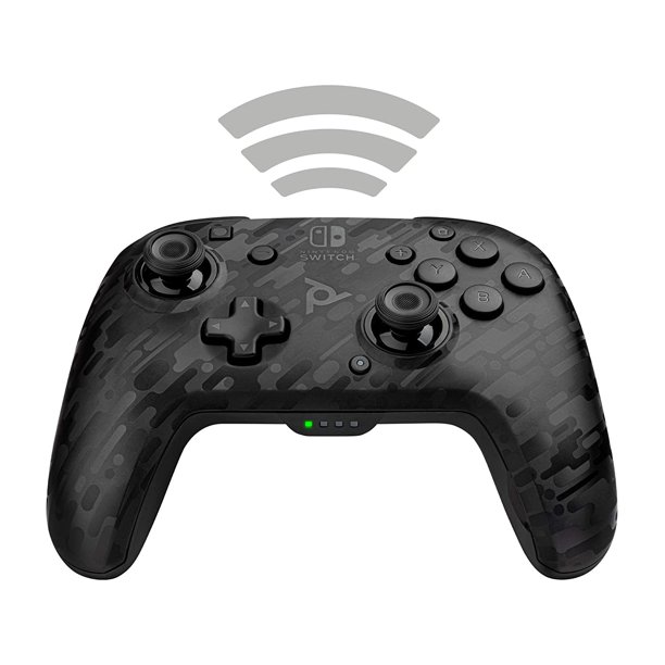 Refurbished Pdp 500-202-Na-Cmbk Nintendo Switch Faceoff Wireless Deluxe Controller - Black Camo ...