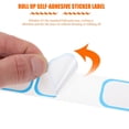 BESTYASH White Blank Classification Label Stickers Self Adhesive ...