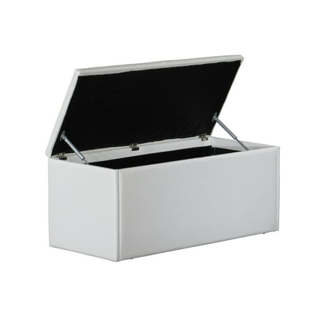 Kirby White Storage Bench - Walmart.com - Walmart.com
