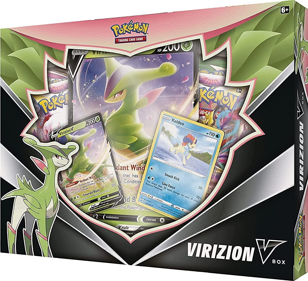 Caja coleccionista Pokemon Virizion TCG packs boosters intercambios ...