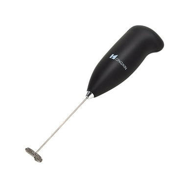 Powerful Milk Frother (4 Duracell Batteries Included) - Handheld Milk ...