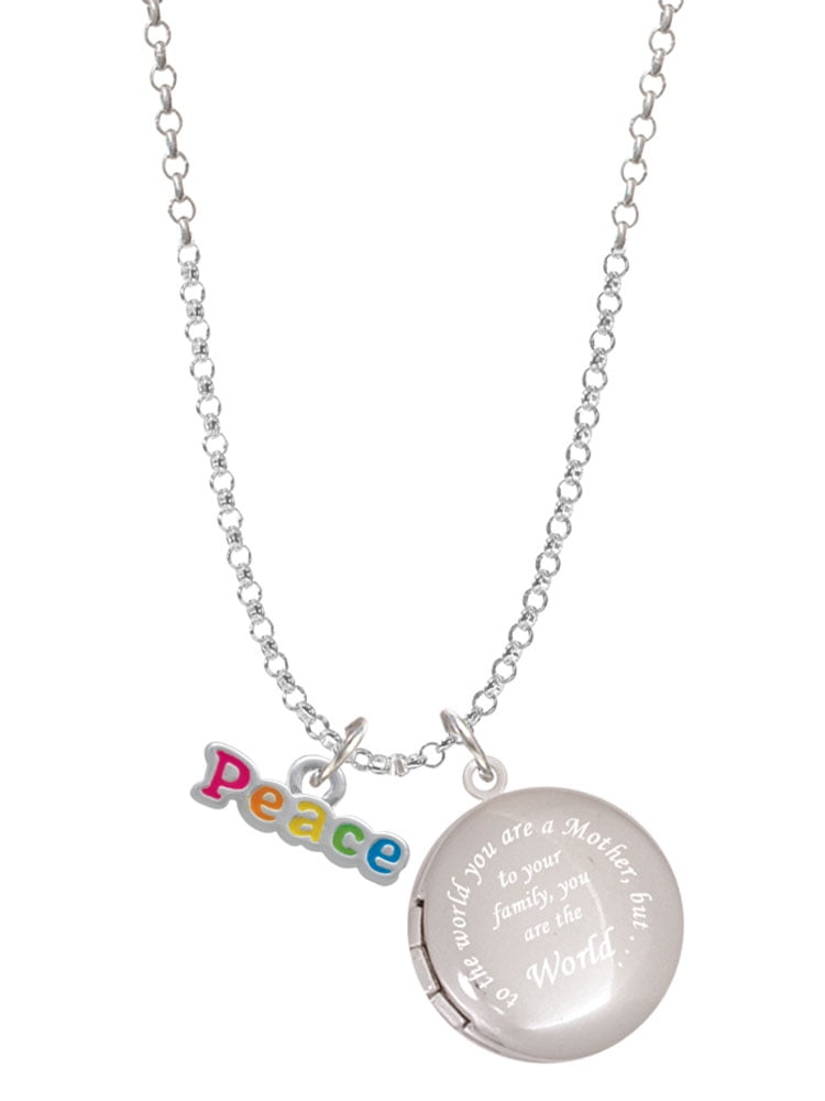 Delight Jewelry Rainbow Colored ''Peace'' To the World You are a Mother ...