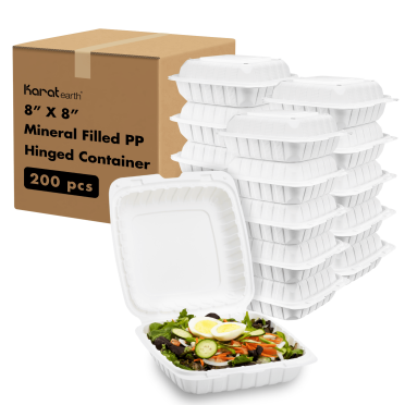 Earth's Natural Alternative 9" 3-Compartment Carryout Container ...