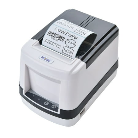 HOIN 80mm Thermal Label Printer Wired Barcode Printer USB Connection ...