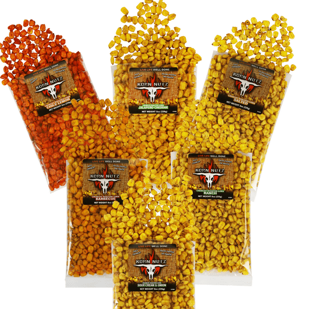 Ultimate Crunchy Corn Variety Pack | Ranch, BBQ, Salted, Chile Lemon ...