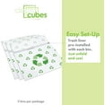 Clean Cubes 13 Gallon Disposable Plastic Garbage Bins (3-Pack/Reusable ...