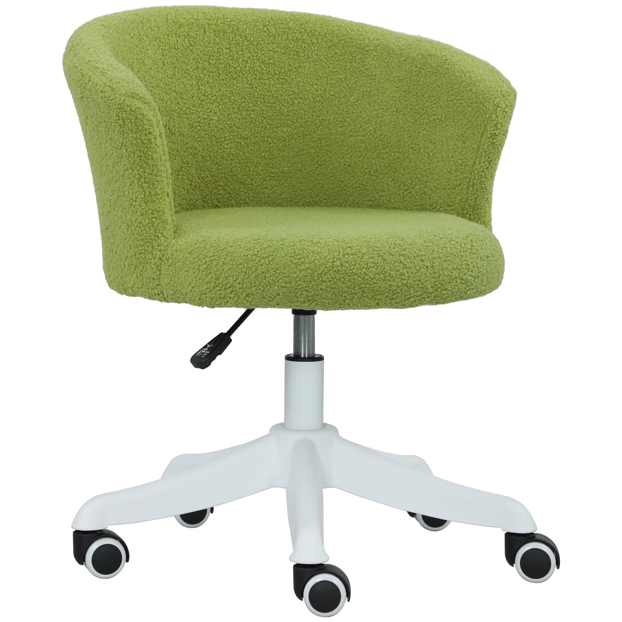 Vinsetto Fluffy Office Chair with Adjustable Height, Armless, Light ...