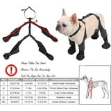 HPZZ Outdoor Waterproof Snow Dog Boot, Straps Over Back Dog Legging ...
