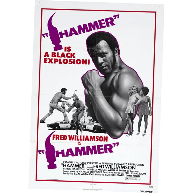 Hammer Movie poster Metal Sign 8inx 12in Art Print on Metal 8x12 Square ...