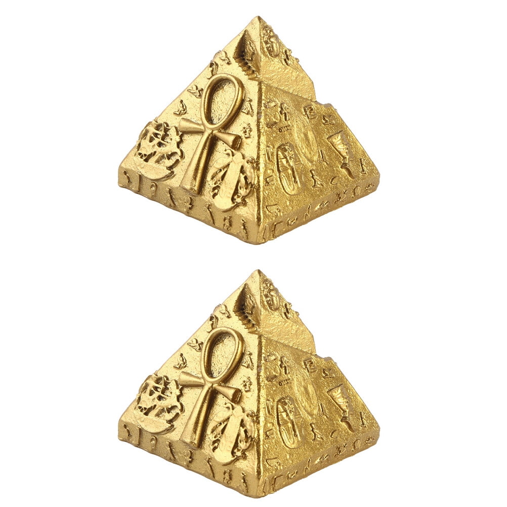 2 piezas de pirámide egipcia de Keops, decoración de la pirámide ...