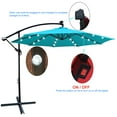10ft Outdoor Umbrella Patio with Sola Lights - Waterproof Market ...