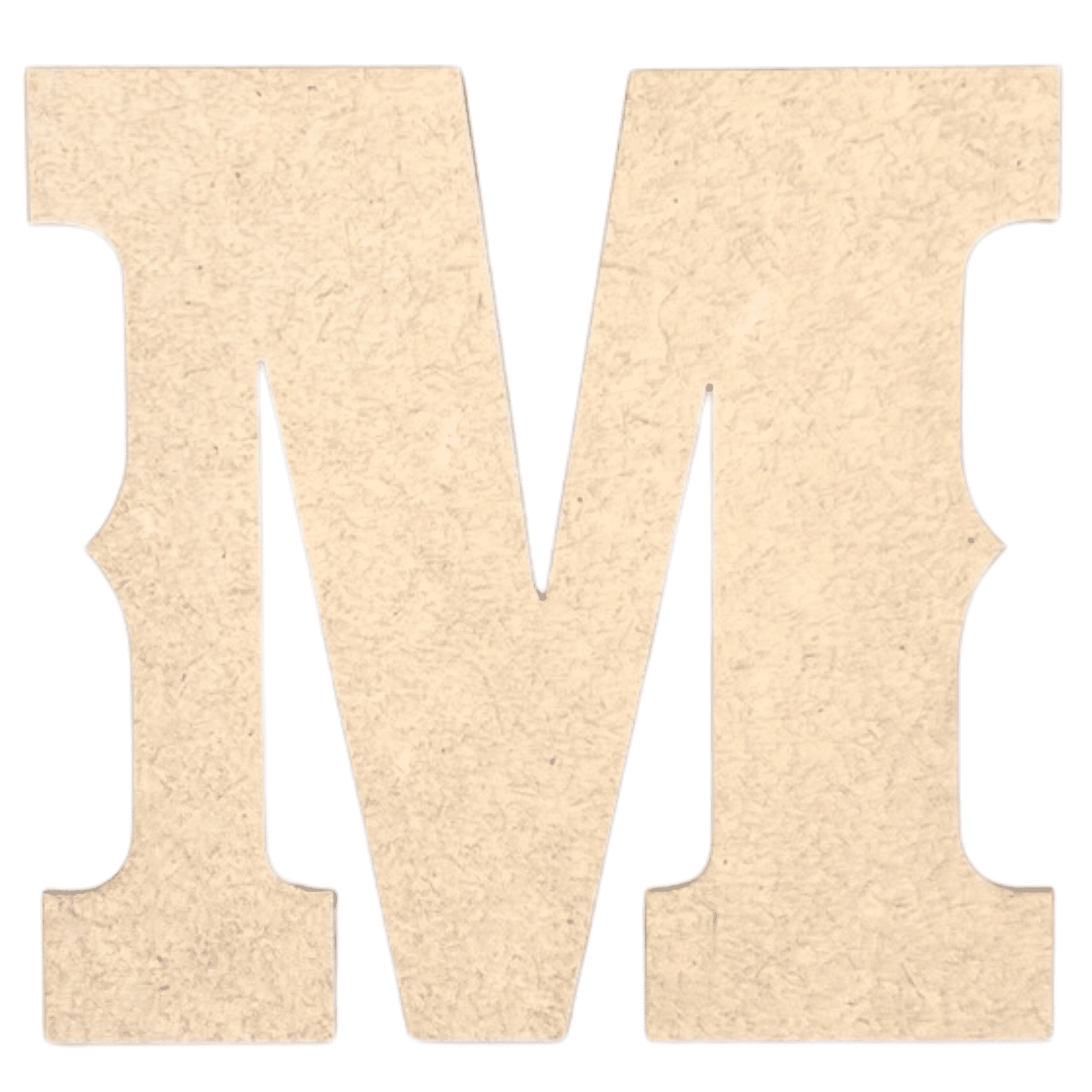Krafty Supply 5" Tall Western Block - MDF Letter M | 1/8" Thick ...